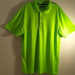 Pro Tour | Shirts | Mens Neon Green Diamond Pattern Gold Shirt | Poshmark